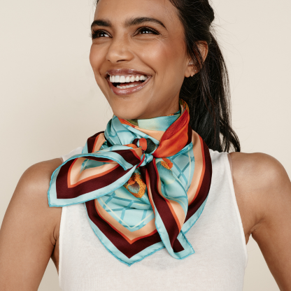 A Silk Square Scarf is the Ultimate Accessory | DESEDA